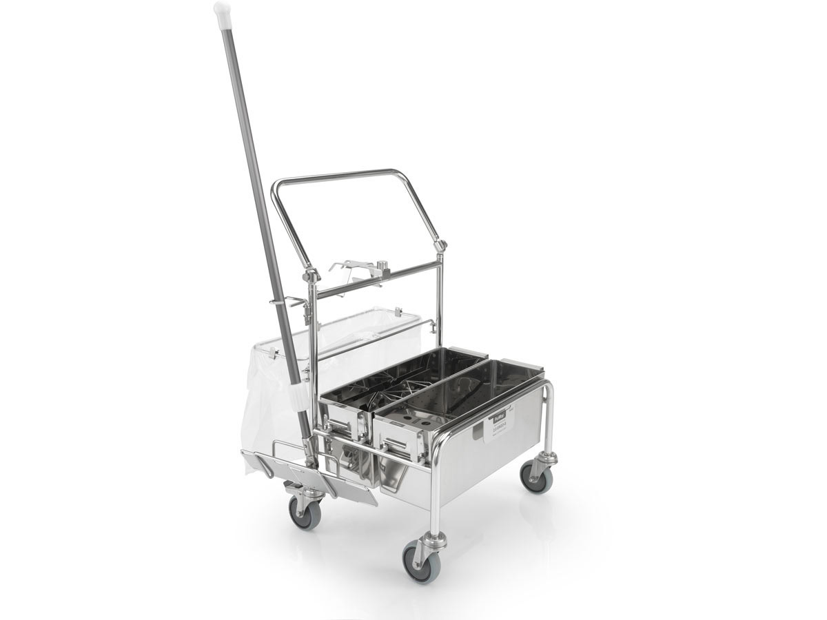 Cleanroom Mop Buckets, Carts & Mopping Trolleys