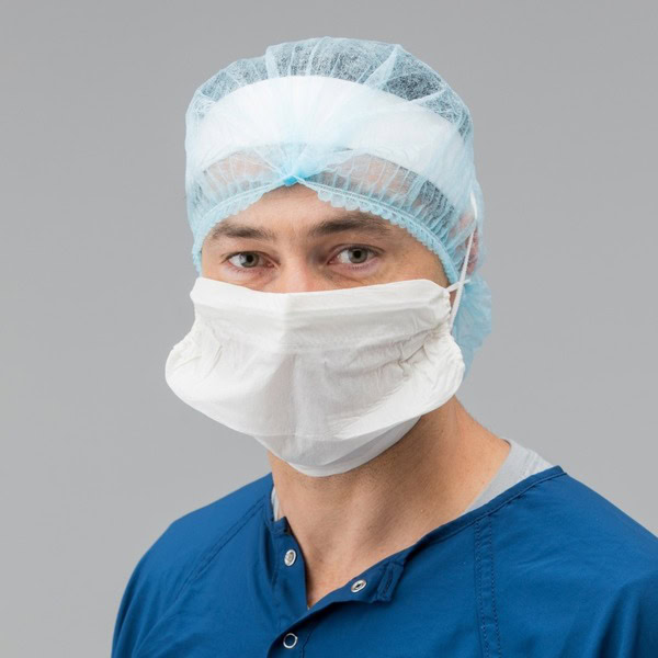 VAI Veltek PF2 Series Sterile Facial Covering With Elastic Straps