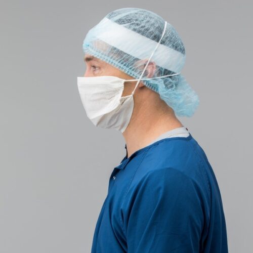 VAI Veltek PF2 Series Sterile Facial Covering With Elastic Straps