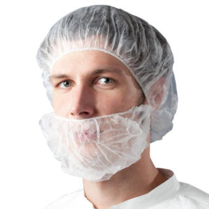 Non-Shedding Lint-Free Beard Cover for Clean Rooms